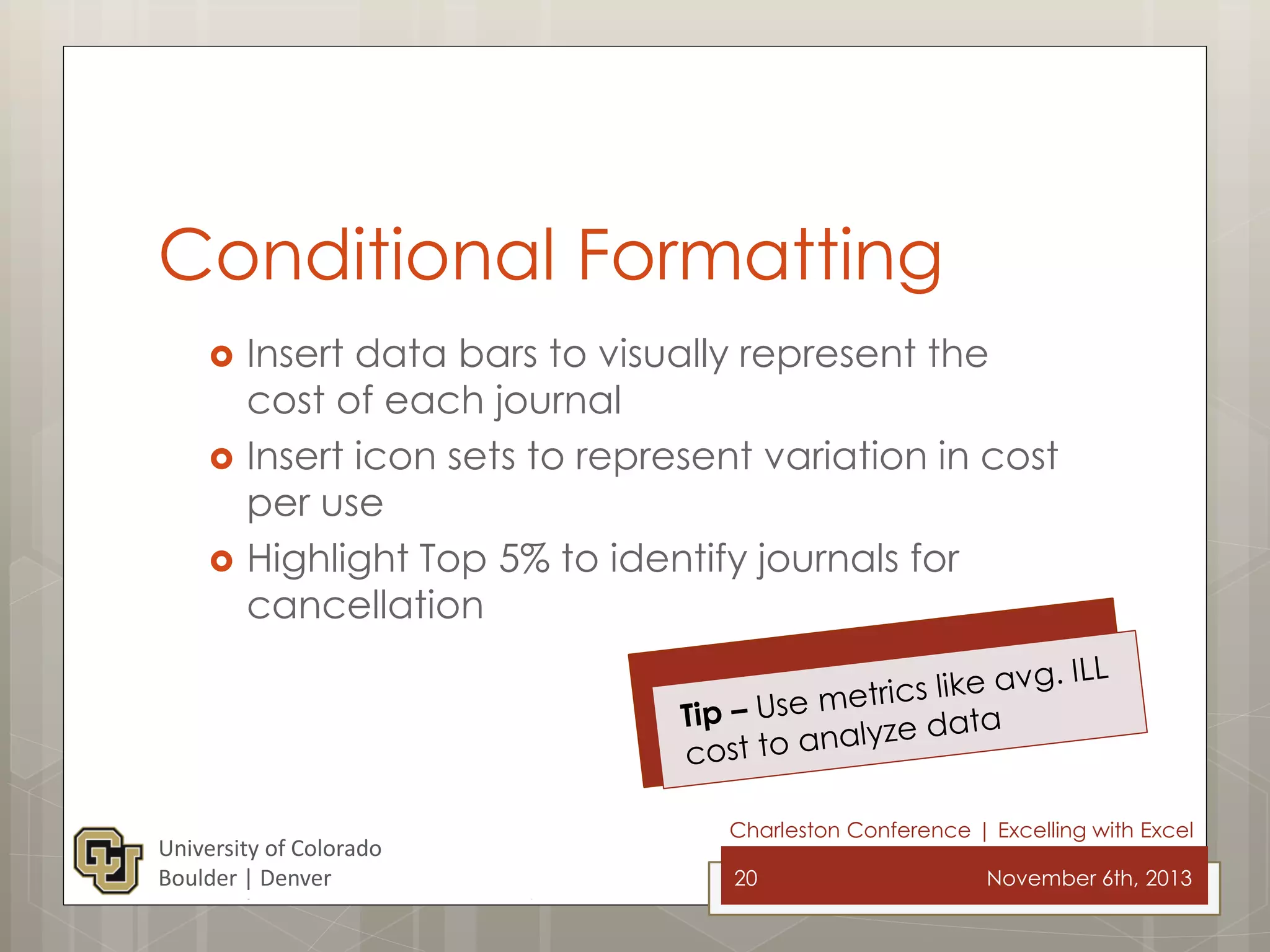 Excelling With Excel Advanced Excel Functions For Collection Analysis 0653