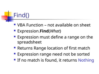 Visual Basic berbasis microsoft office excel | PPT