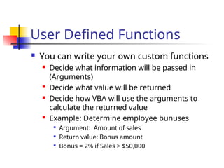 Visual Basic berbasis microsoft office excel | PPT