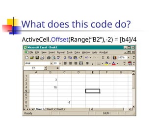 Visual Basic berbasis microsoft office excel | PPT