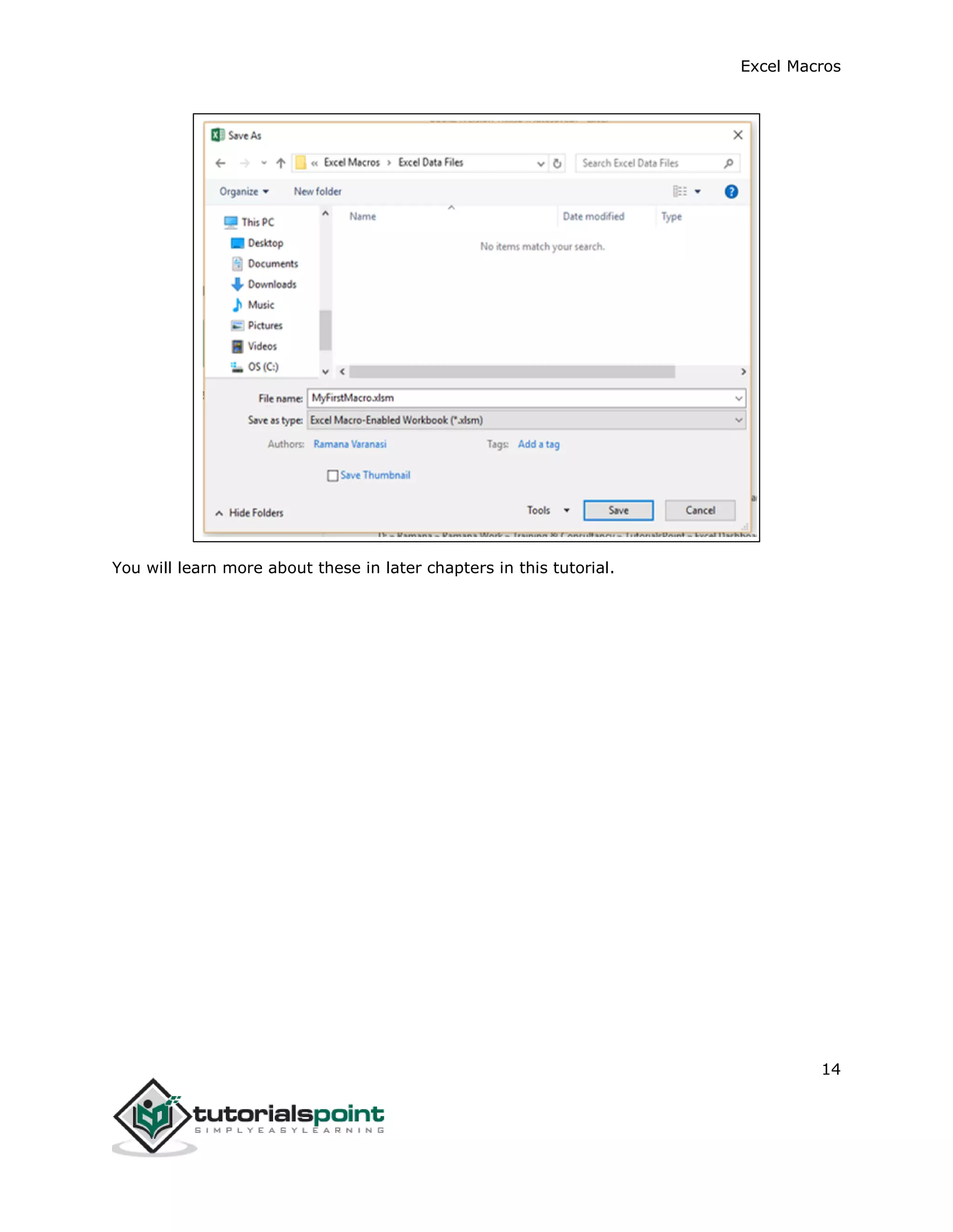 Excel Macros Tutorial Pdf