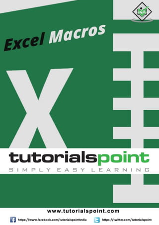 Excel macros tutorial | PDF