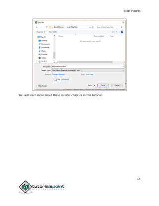 Excel macros tutorial | PDF