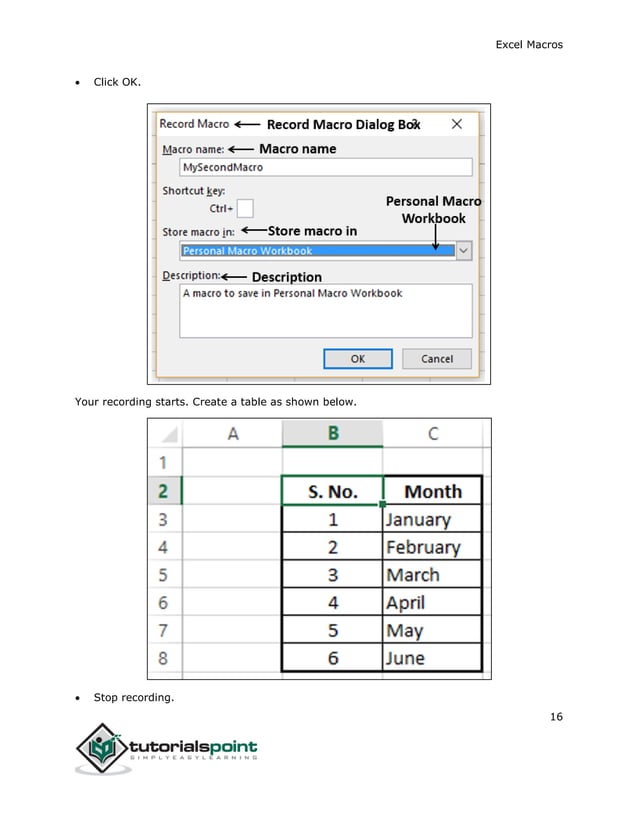 Excel Macros Tutorial Pdf