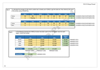 Excel material | PDF