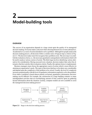 Excel models for business and operations management john f. barlow | PDF
