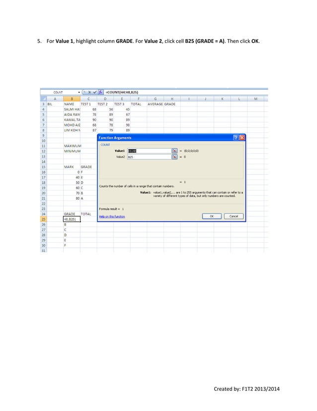 Excel module (1) | PDF