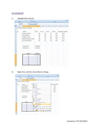 Excel module (1) | PDF