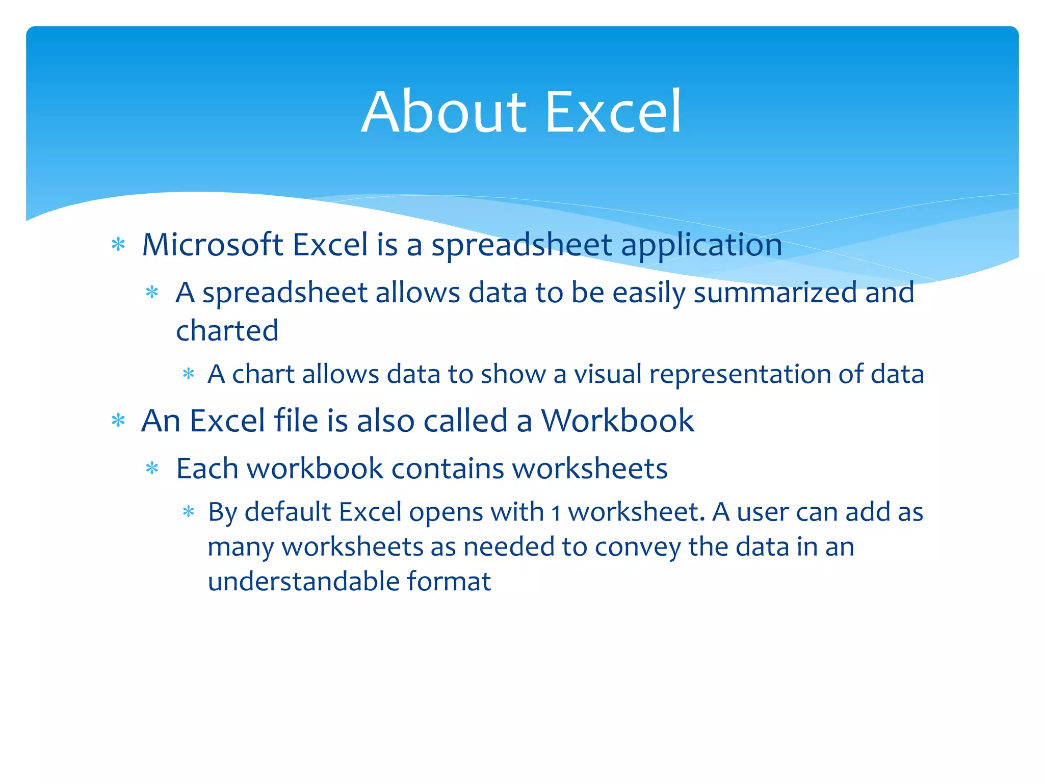 Excel Module 1 Powerpoint Pptx Computer Software And Applications 8142
