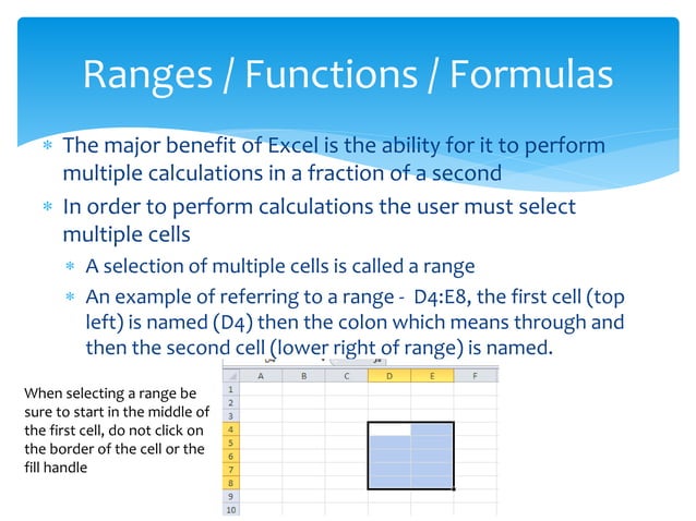 Excel module 1 PowerPoint | PPTX | Computer Software and Applications ...