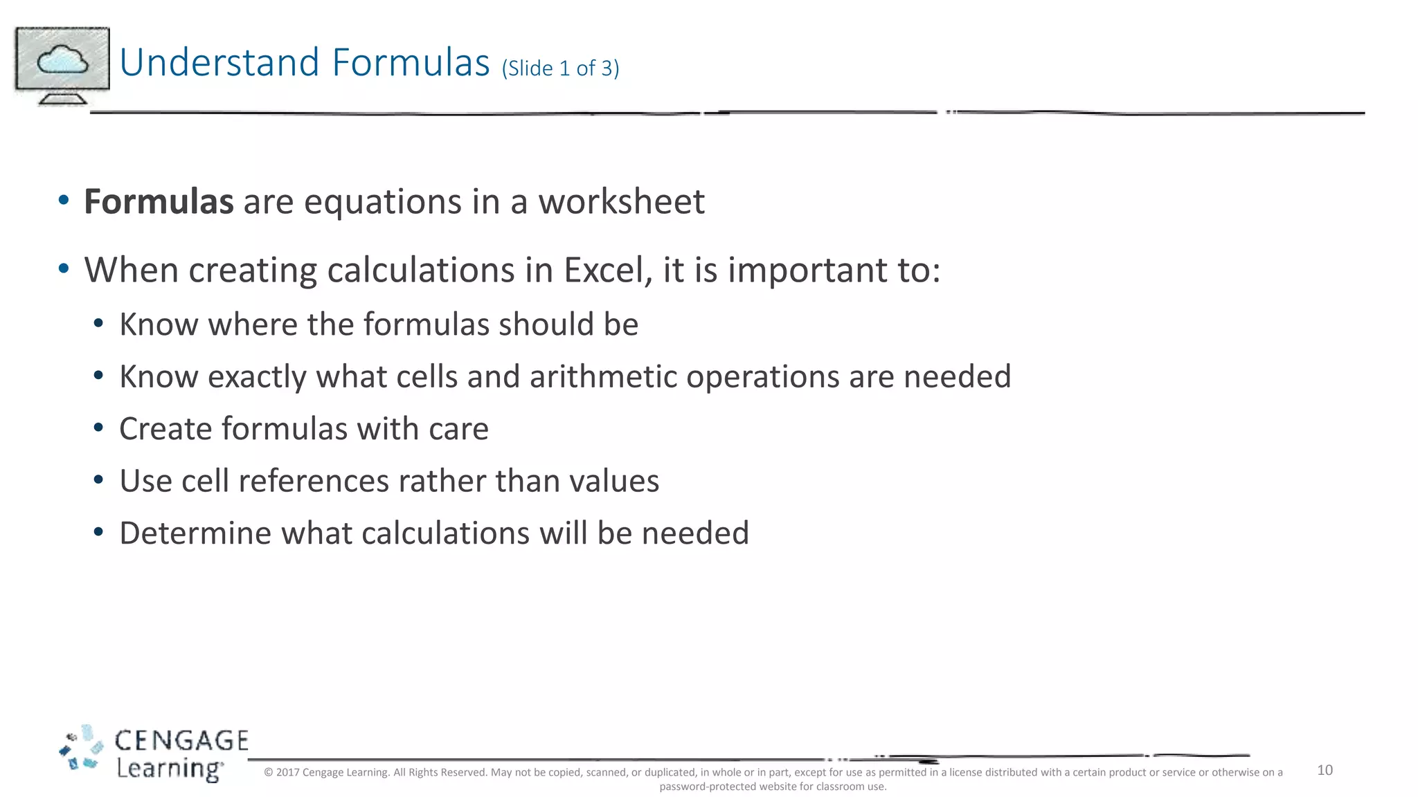 Excel module 1 ppt presentation | PPTX