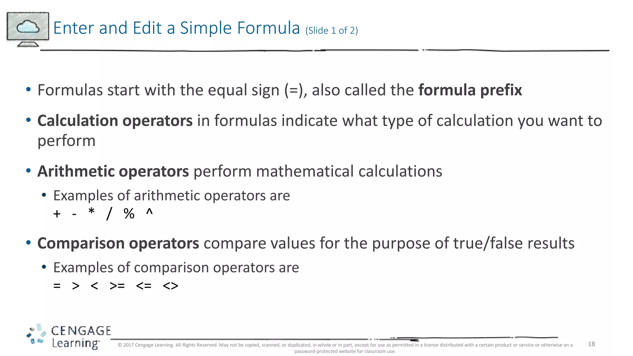 Excel module 1 ppt presentation | PPTX