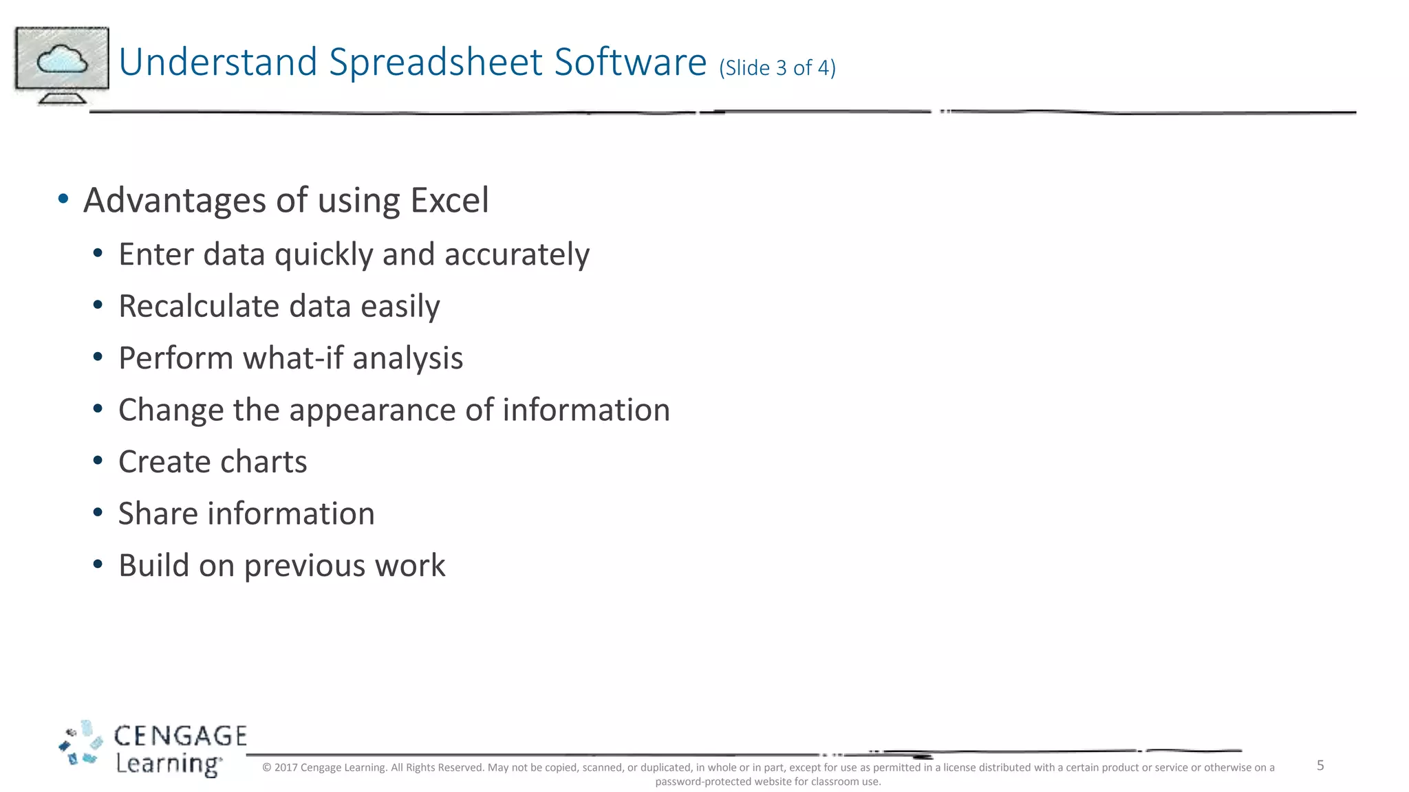 Excel module 1 ppt presentation | PPTX