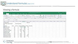 Excel module 1 ppt presentation | PPTX