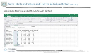 Excel module 1 ppt presentation | PPTX