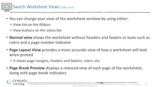 Excel module 1 ppt presentation | PPTX