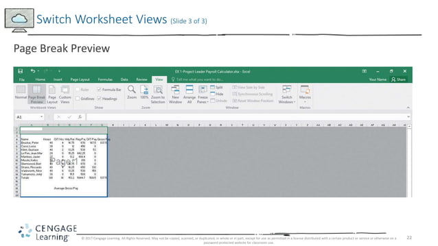 Excel module 1 ppt presentation | PPTX