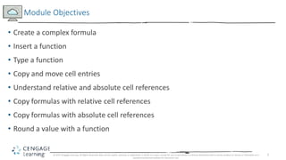 Excel module 2 ppt presentation | PPTX