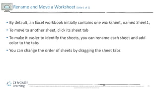 Excel module 3 ppt presentation | PPT