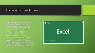 Excel online | PPT