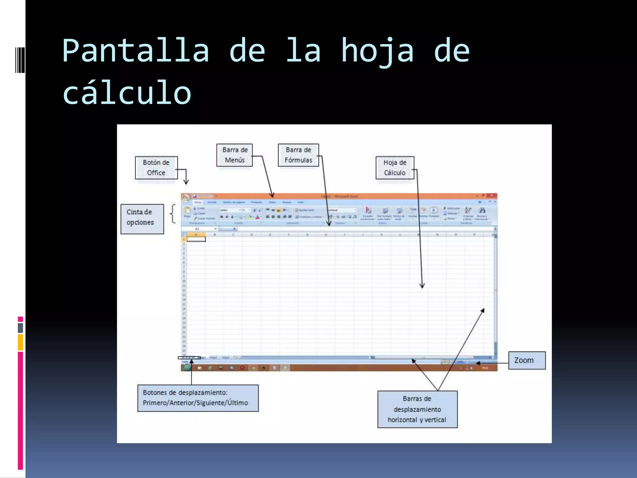 Excel, pantalla, inmovilizar paneles, vistas | PPT