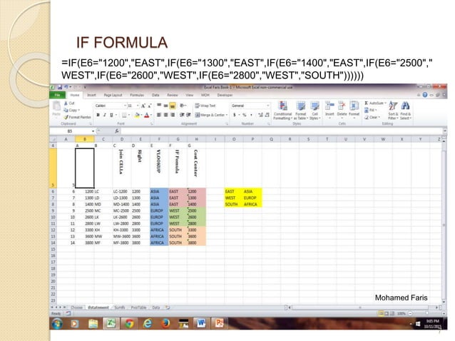 Excel pesentation | PPTX