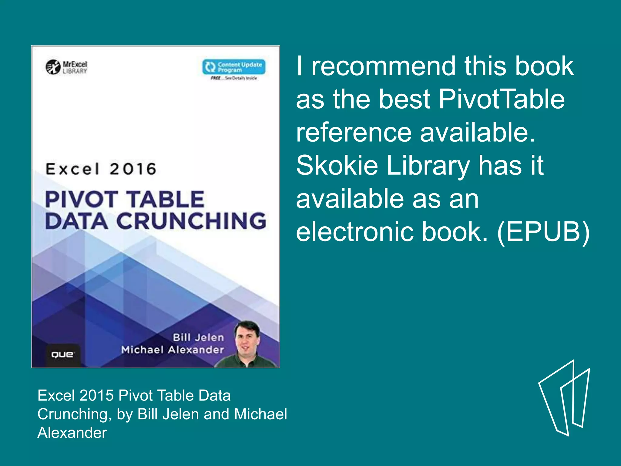 Excel Pivot Tables April 2016.pptx