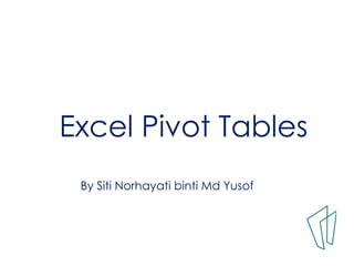 Ms Excel 2019 Pivot Tables Notes PP.pptx