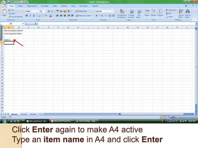 Excel PowerPoint | PPTX