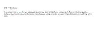 Excel Replace Formula | PPT