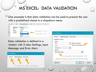 micro soft advanced excel setting it up with micro soft excelppt.pptx