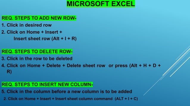Ms excel all topics mentioned in this pptx | PPT