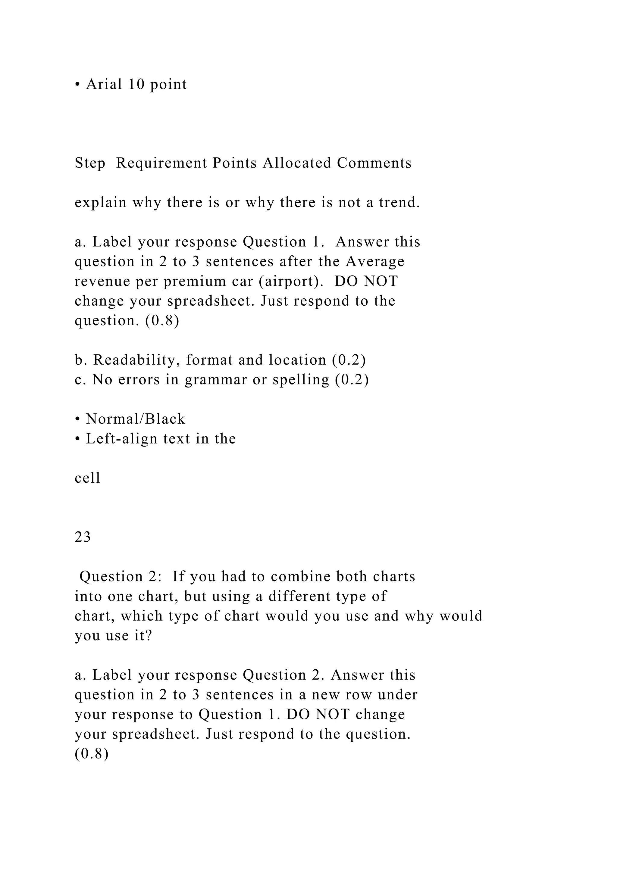Excel Project 1 – MS Excel Use the project description HER.docx