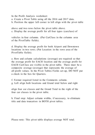 Excel Project 2 Check FiguresSteps 1-2-3 As instructedStep | DOCX