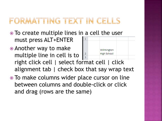 Excel Project 2 Formulas Functions And Formatting Ppt 4762