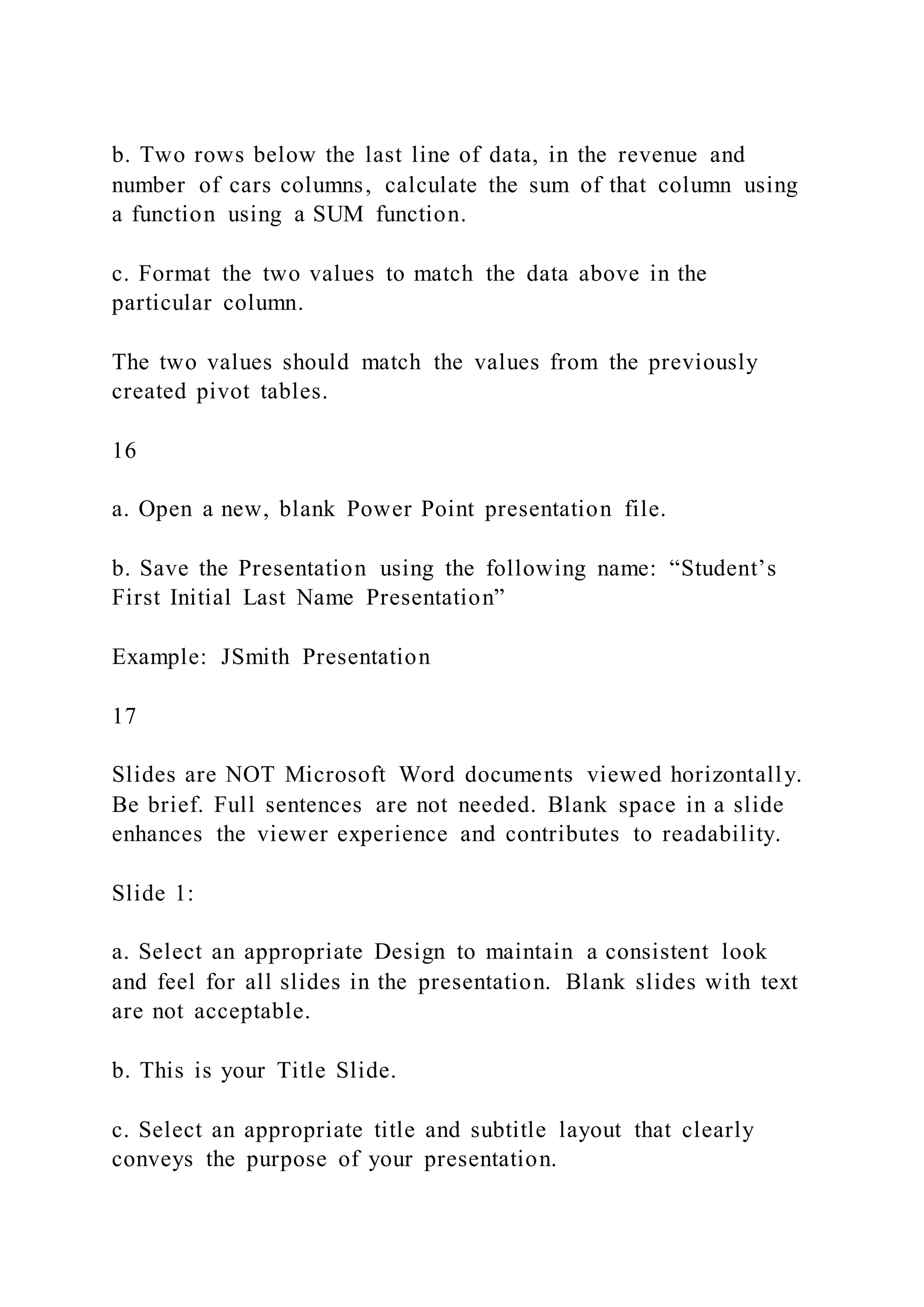 Excel Project 3 – MS Excel (Fall 2018)Use the project descriptio | PDF