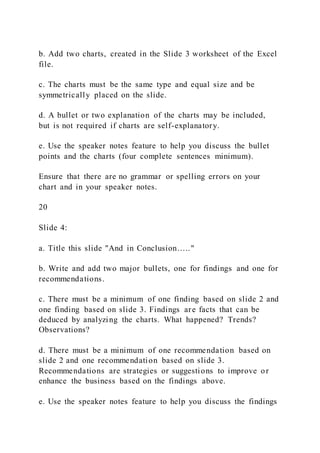 Excel Project 3 – MS Excel (Fall 2018)Use the project descriptio | PDF