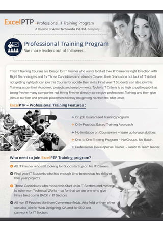 Excelptp-company-profile by Amar infotech | PDF