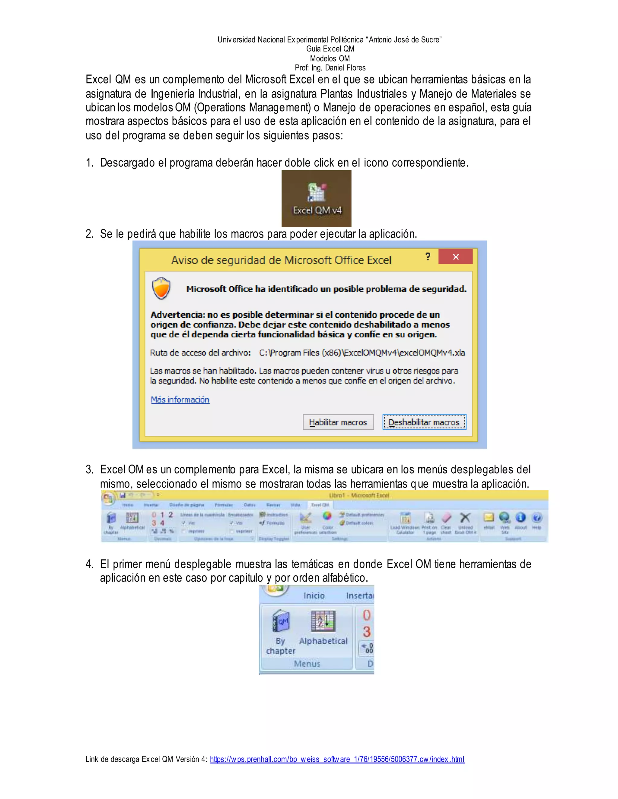 Excel qm guia basica | DOCX | Computer Software and Applications ...