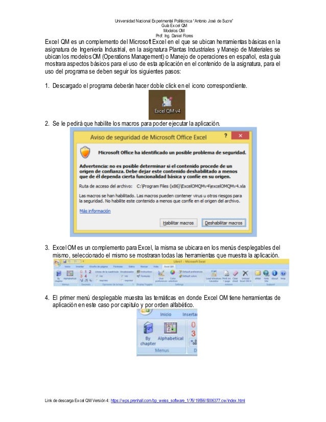 What is excel qm and how do i use it - berlinbetta
