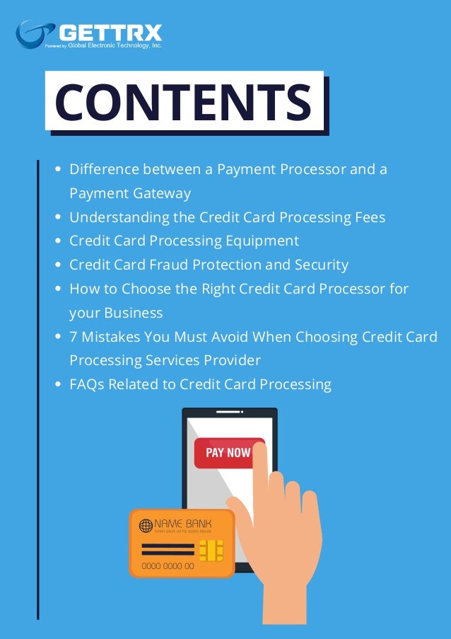 Guide to Understanding Credit Card Processing for Merchants | PDF