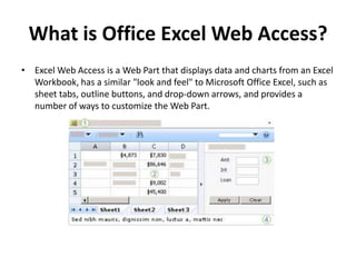 UBS Tech Talk:Excel Services | PPTX | Internet | Computing