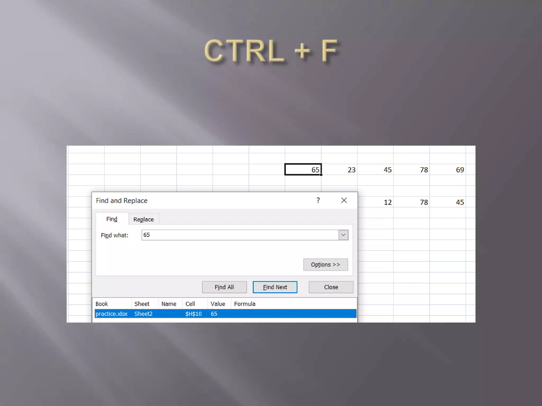 Excel shortcut keys and formulas | PPT Excel shortcut keys and formulas | PPT