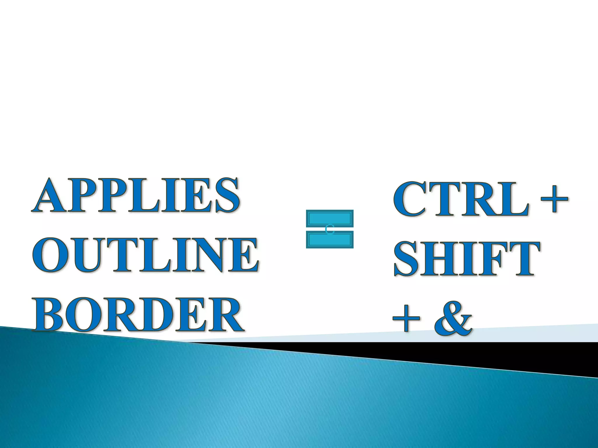 Excel short cuts keys by ruffson | PPTX