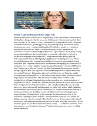 Excelsior College Drug Dilemmas Case Study.pdf
