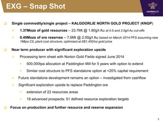 Excelsior Gold (ASX:EXG) Investor Presentation July 2014 | PPT