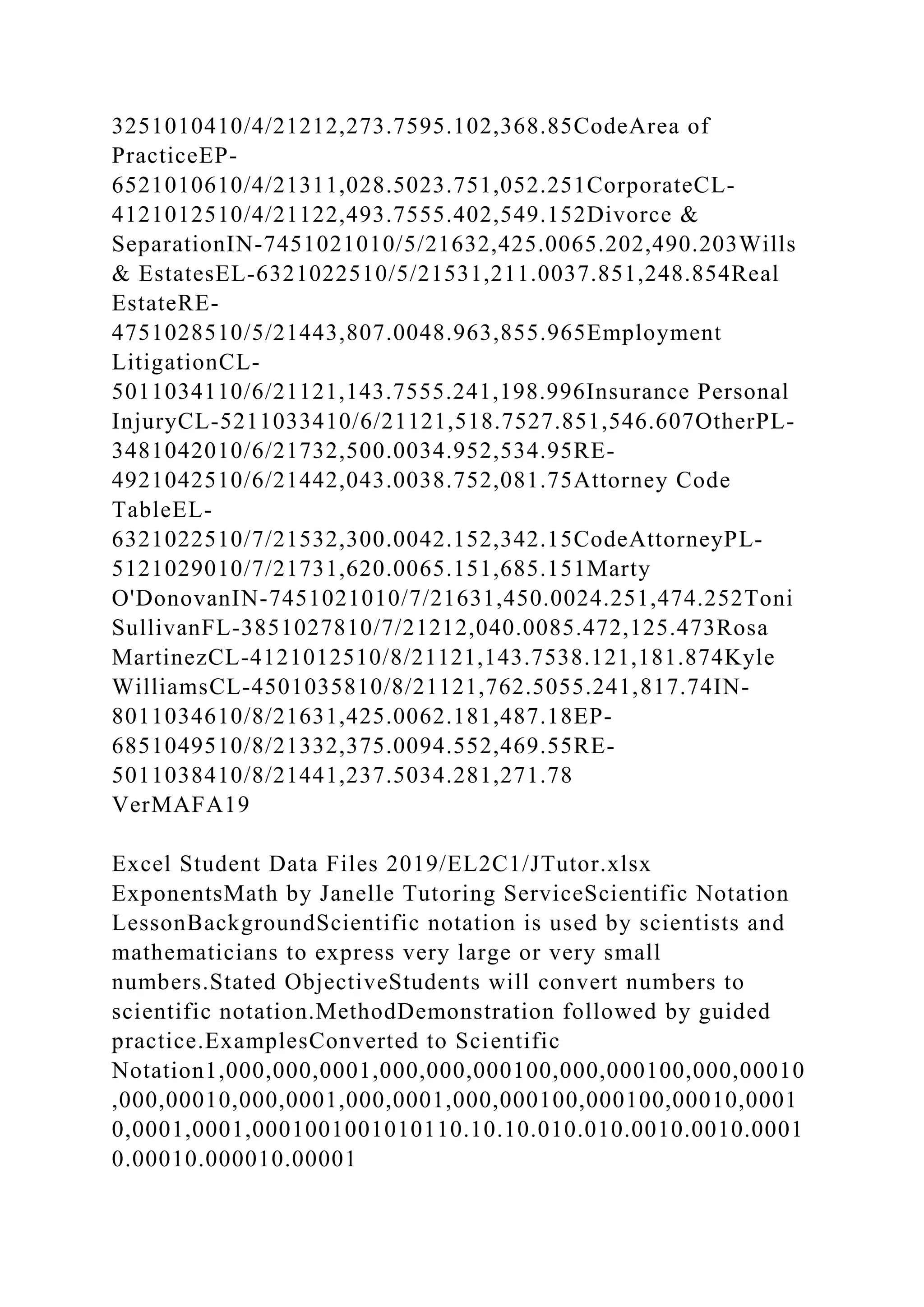 Excel Student Data Files 2019EL2C1ACInsce.xlsxPolicy InfoAll.docx