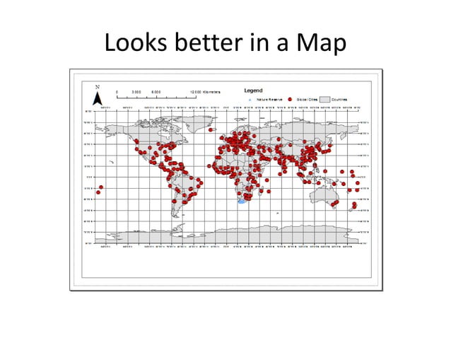 Excel tables to maps | PPT
