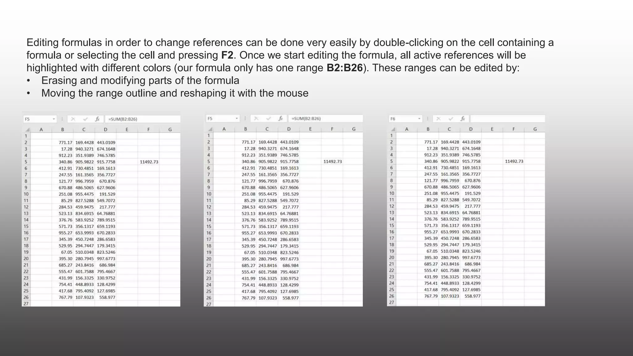 Excel training | PPTX