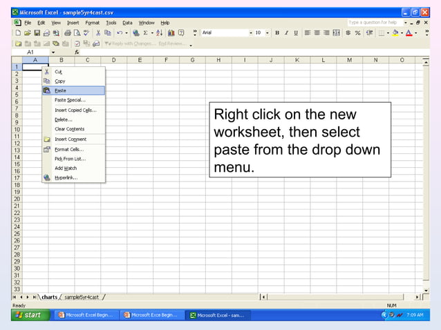 Training On Microsoft Excel | PPT